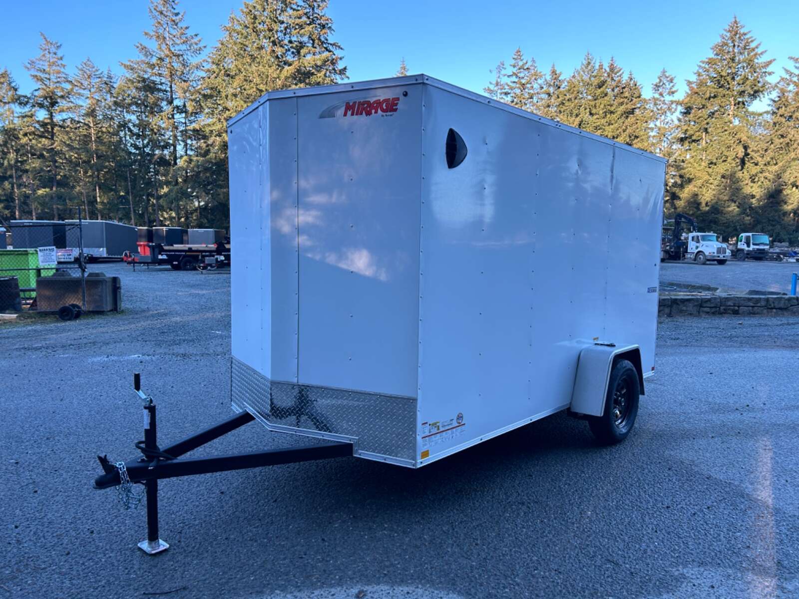 2025 Mirage 6X12+V 2990LB GVW RAMP DOOR XTRA HEIGHT - Nanaimo Trailers - Dump, Cargo, Utility ...